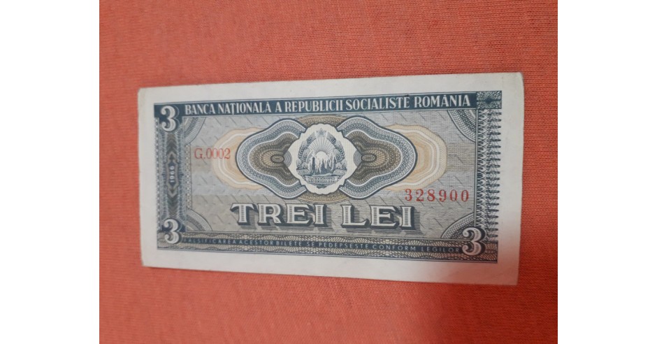 Bancnote romanesti 3lei 1966 | arhiva Okazii.ro