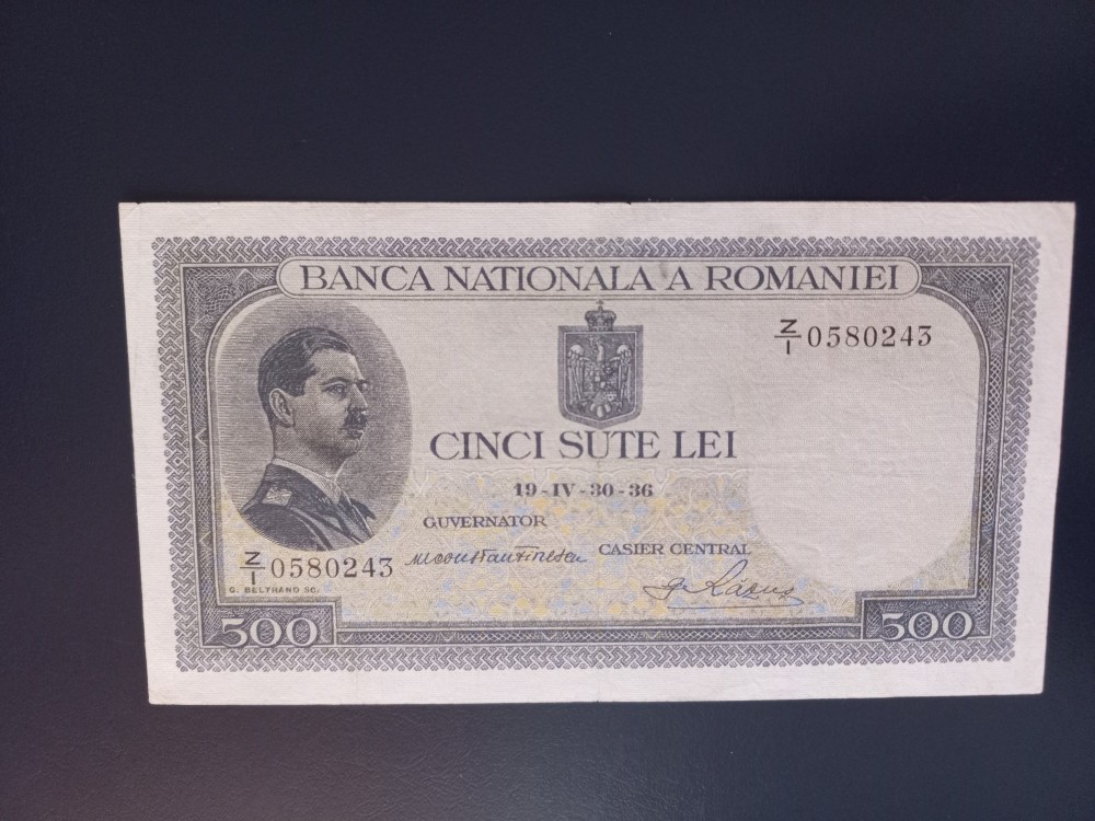 Bancnote romanesti 500lei 1936 xf | arhiva Okazii.ro