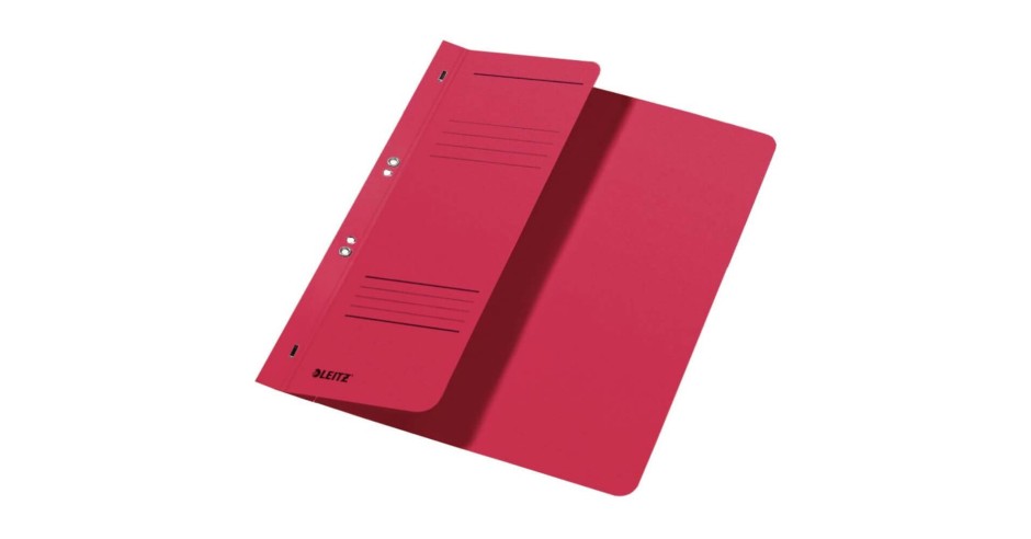 Dosar Carton Leitz, A4, cu Sina si Capse, Coperta 1/2, Rosu, Dosar cu ...