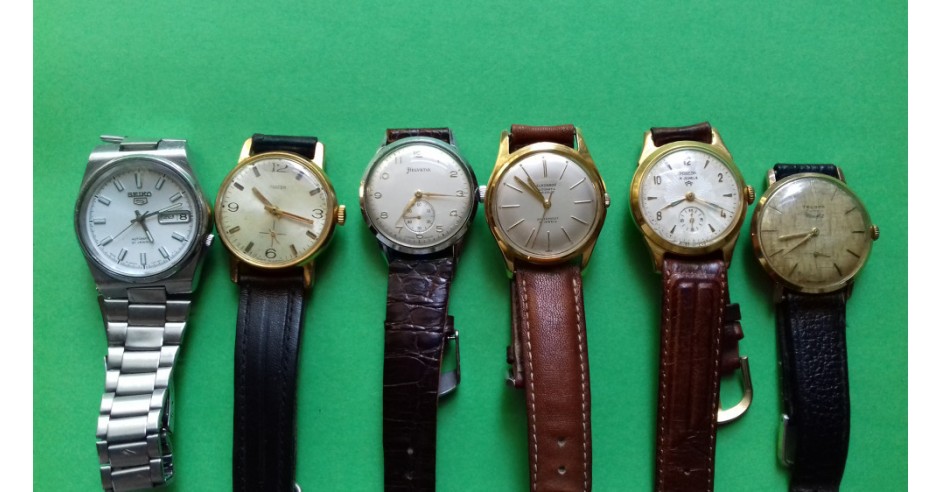 Ceas de mana Seiko, Pobeda, Helvetia, Eldorado,Tressa Lot 6 buc | Okazii.ro