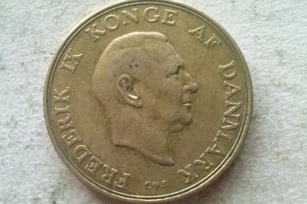MONEDA 1 KRONE 1957-DANEMARCA | arhiva Okazii.ro
