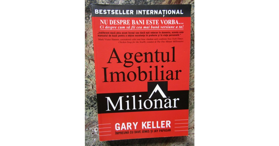 AGENTUL IMOBILIAR MILIONAR de GARY KELLER , 2022 | arhiva Okazii.ro