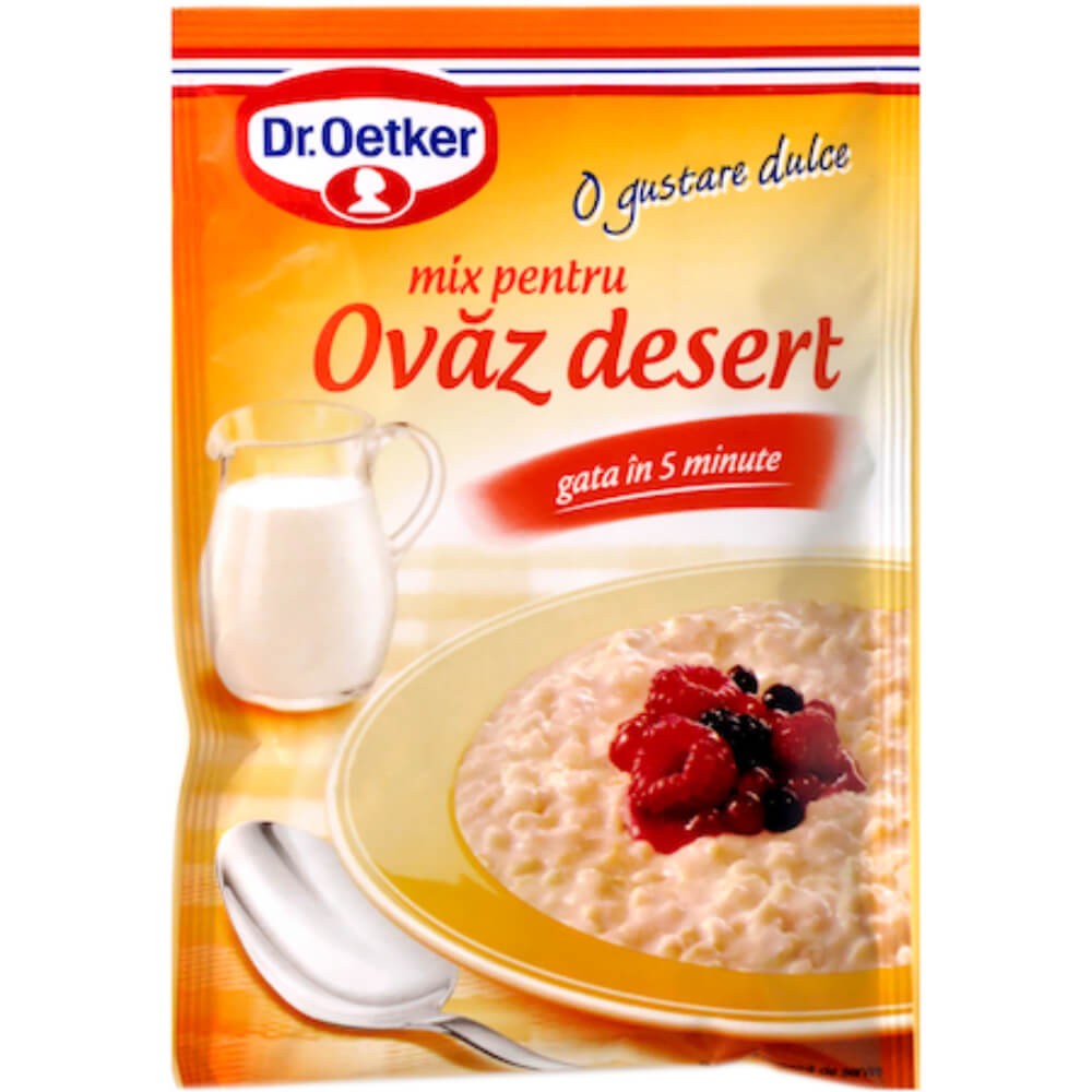 Ovaz Desert DR. OETKER, 126 g, Desert de Ovaz, Budinca de Ovaz, Ovaz cu ...