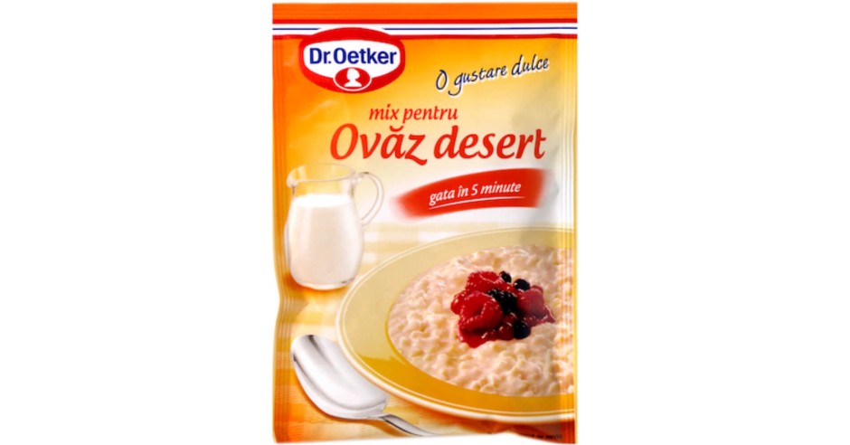 Ovaz Desert DR. OETKER, 126 g, Desert de Ovaz, Budinca de Ovaz, Ovaz cu ...
