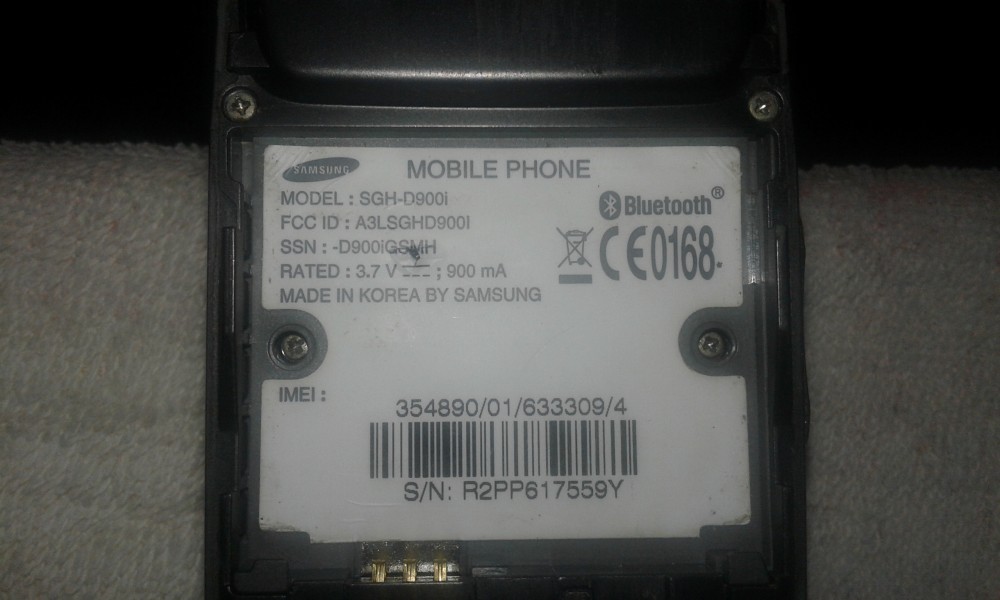Telefon SAMSUNG SGH-D900I posibil defect | arhiva Okazii.ro