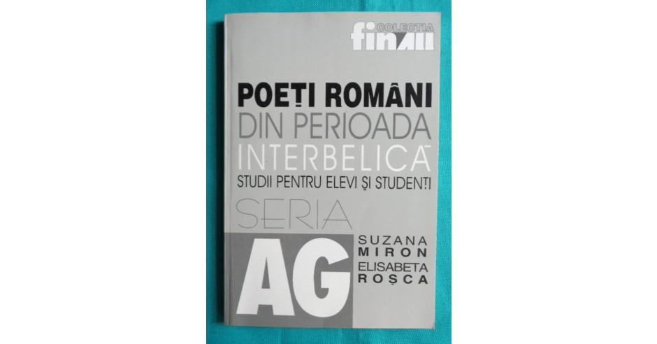 Suzana Miron si Elisabeta Rosca – Poeti romani din perioada interbelica ...