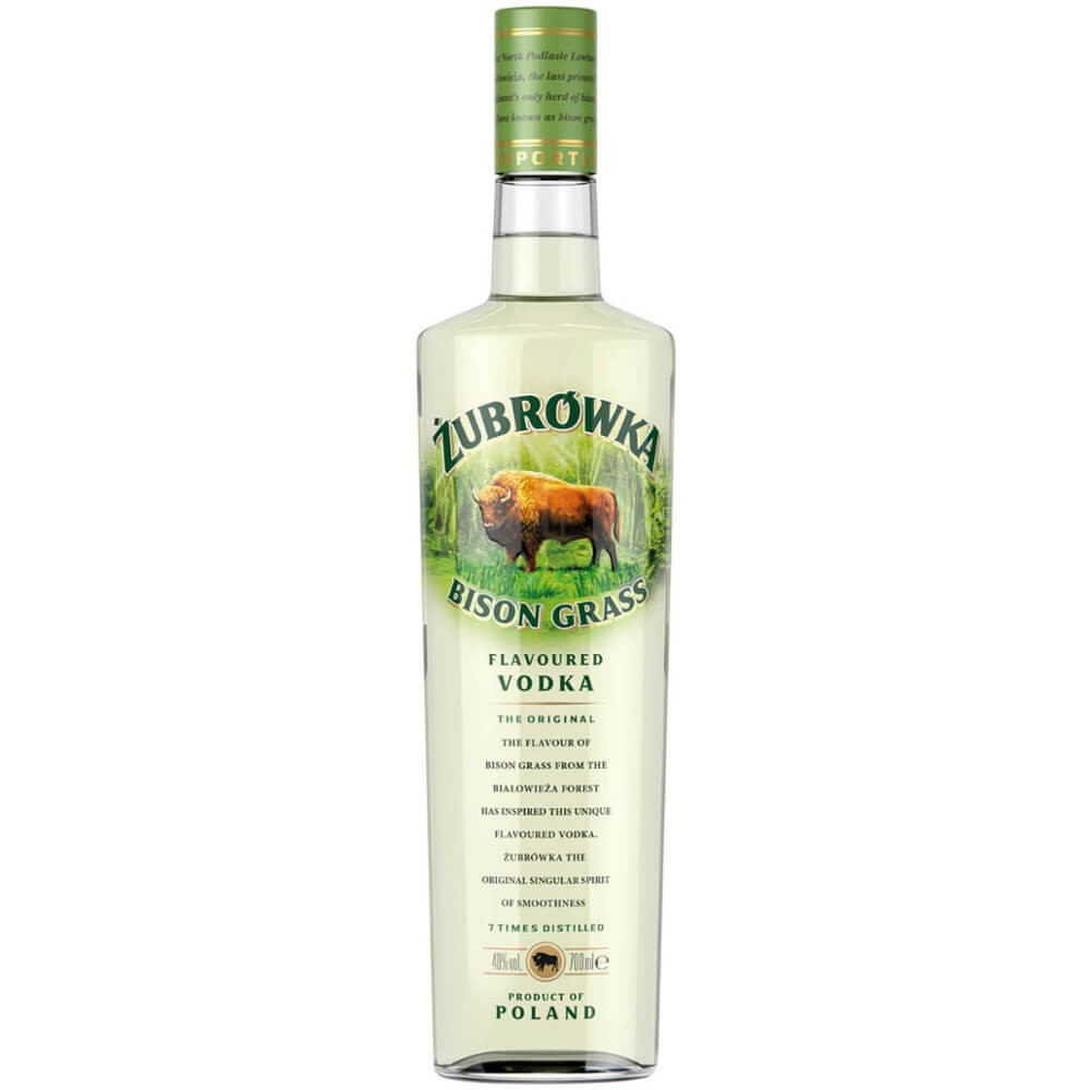 Vodca Zubrowka Bison Grass 0.7L, Alcool 37.5%, Vodca Pura Vodca de ...