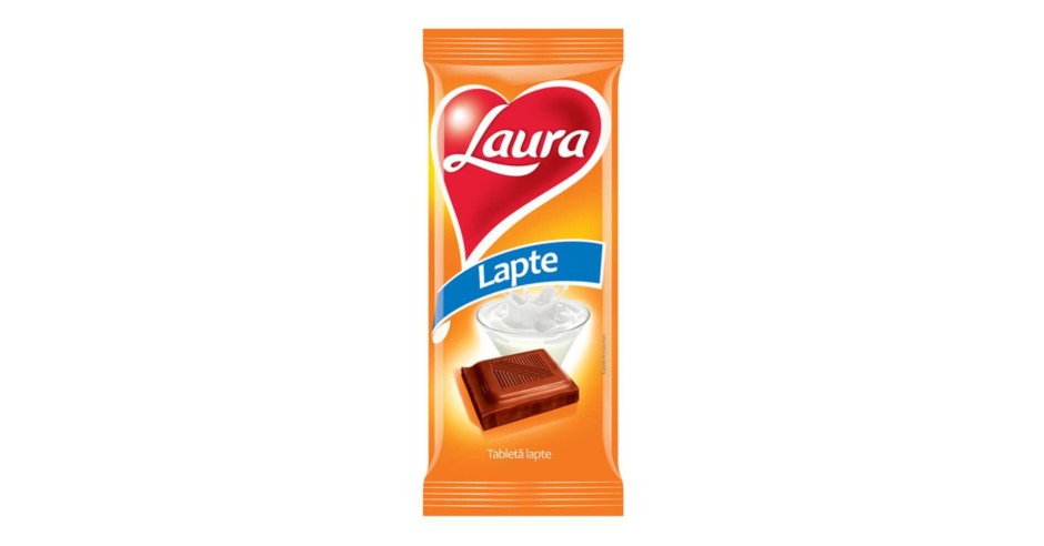 Ciocolata cu Lapte Laura, 80 g, Ciocolata Laura, Ciocolate Laura ...