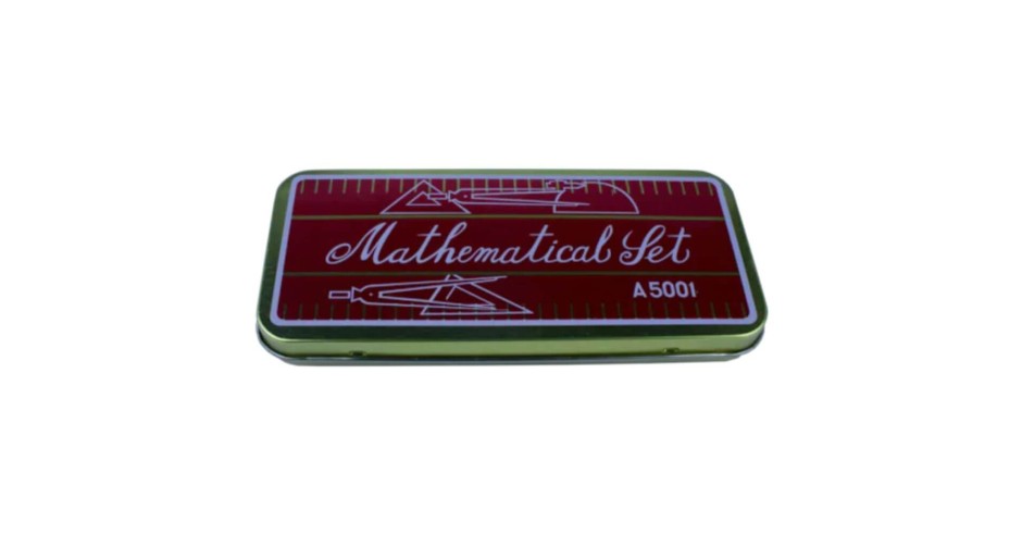 Trusa Geometrica Metalica EVOFFICE, 9 Piese, Instrumente Geometrice ...