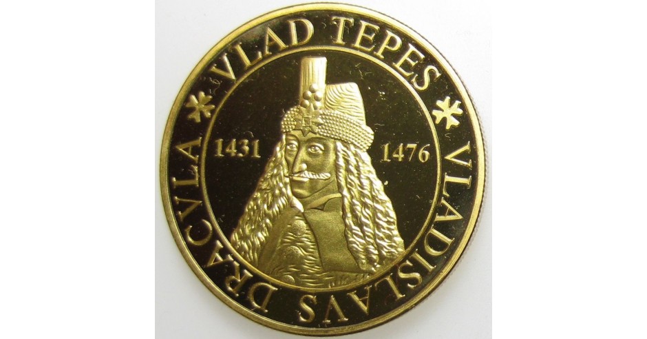 Medalie Comemorativa Vlad Tepes - Contele Dracula | Okazii.ro