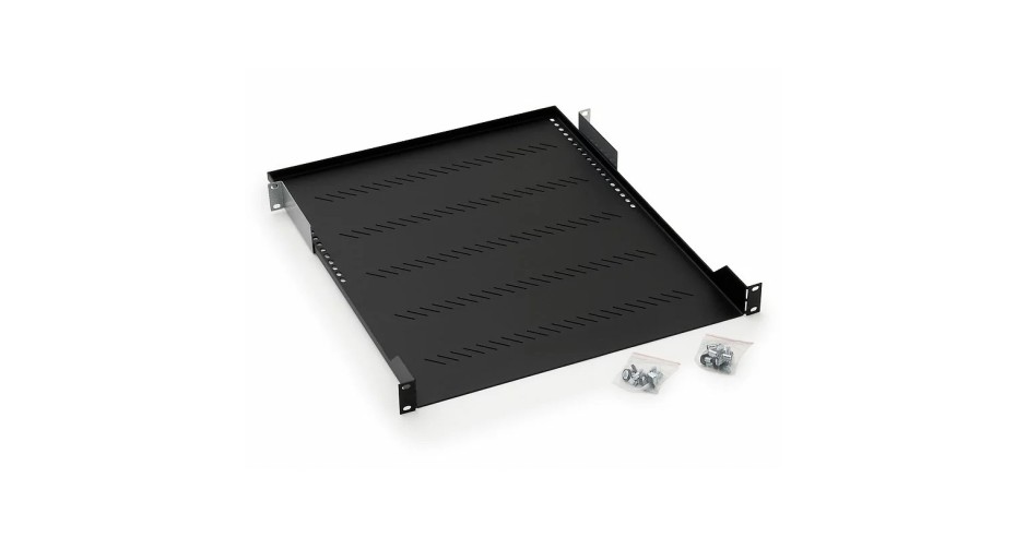 RAFT FIX perforat TRITON 1U pt rack 19 inch adancime 950 mm sarcina ...