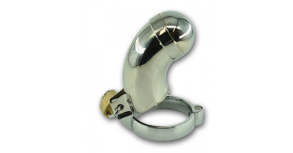 Cusca de Castitate Metalica Submissive Guilty Toys | arhiva Okazii.ro