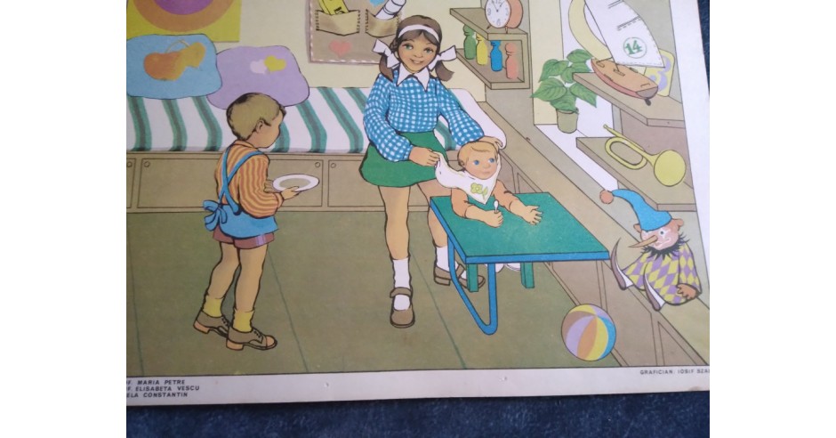 LOT 8 PLANSE EDUCATIVE PENTRU GRADINITA FAMILIA MEA | arhiva Okazii.ro