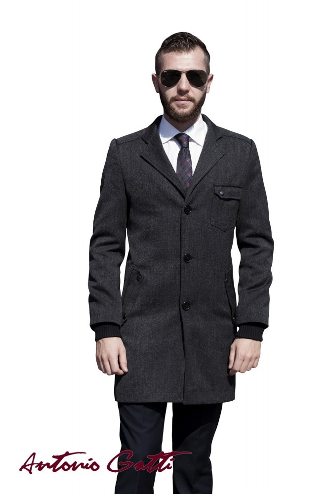 Trench Barbatesc Slim Fit T005 Nis | arhiva Okazii.ro