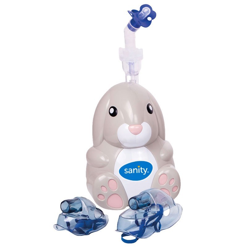 Aparat aerosoli cu compresor Sanity Baby Inhaler, suzeta inhalator ...