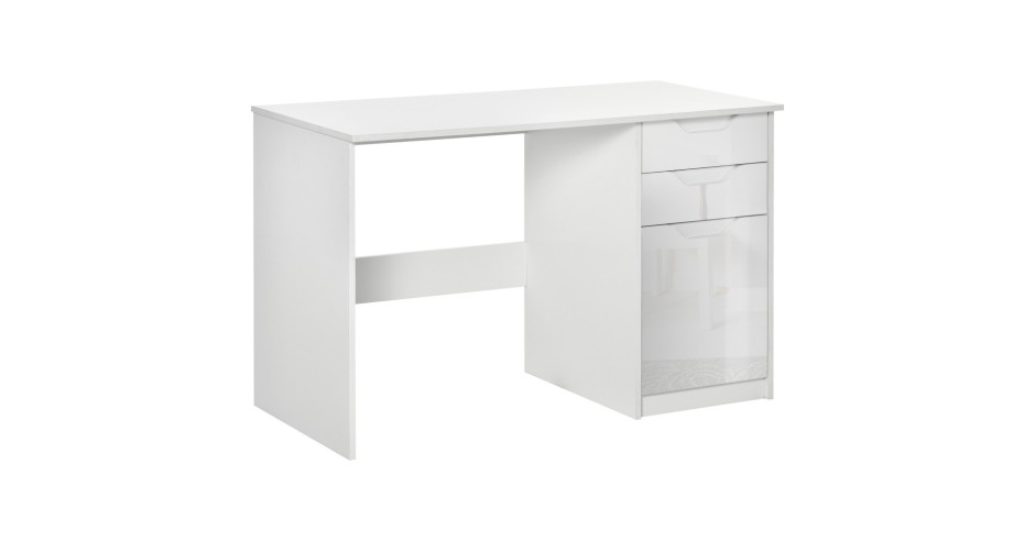 Masa de Birou Moderna HOMCOM pentru Camera si Birou din Lemn, Masa de ...