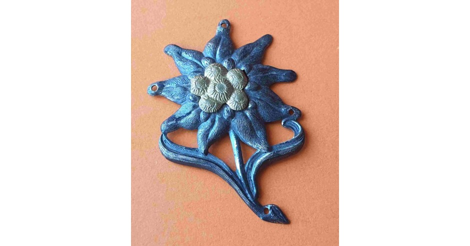 FLOARE DE COLT - Alpinism - Turism - Drumetie - insigna veche SUPERBA ...