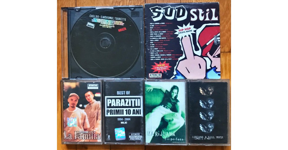 Set hip hop RO: Cheloo, La Familia, Parazitii, BUG Mafia, Marijuana (2 ...