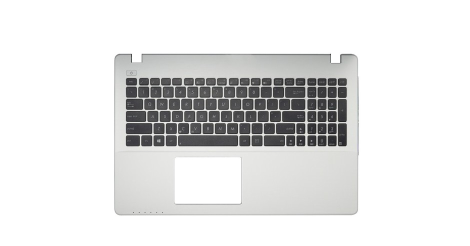 PALMREST CU TASTATURA LAPTOP ASUS FARA ILUMINARE ARGINTIU F550Z ...