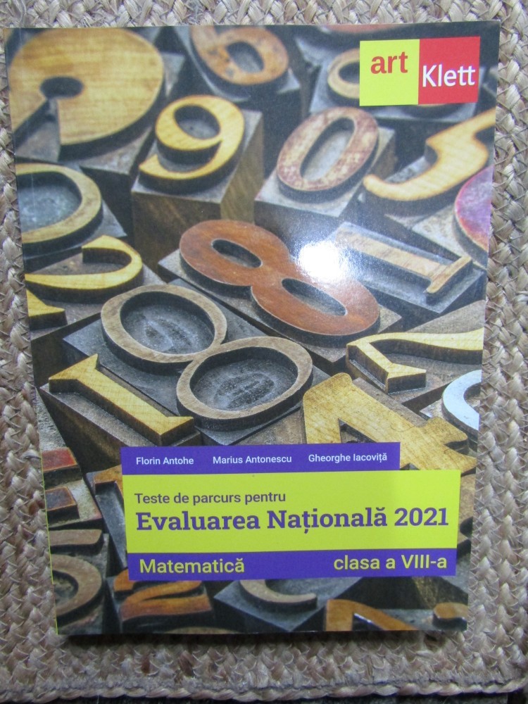 Matematica Clasa a VIII-a: Teste Evaluarea Nationala 2021 - Florin ...