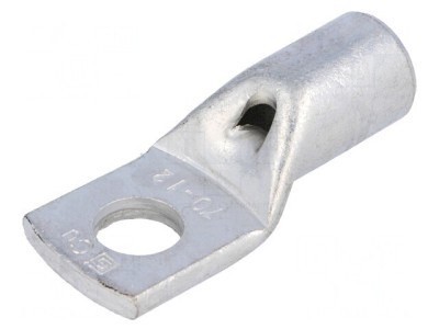 Vârf Inelar Tubular M12 Crimpat pe Cablul Cositorit 70mm2 | Okazii.ro