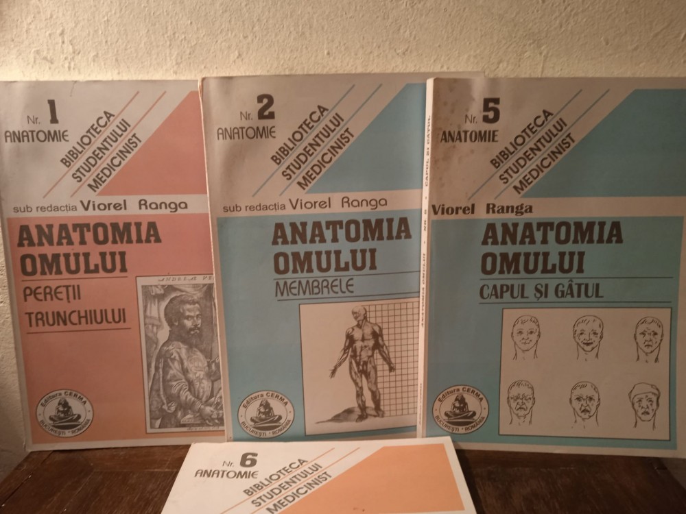 ANATOMIA OMULUI- VIOREL RANGA 4 VOLUME | arhiva Okazii.ro