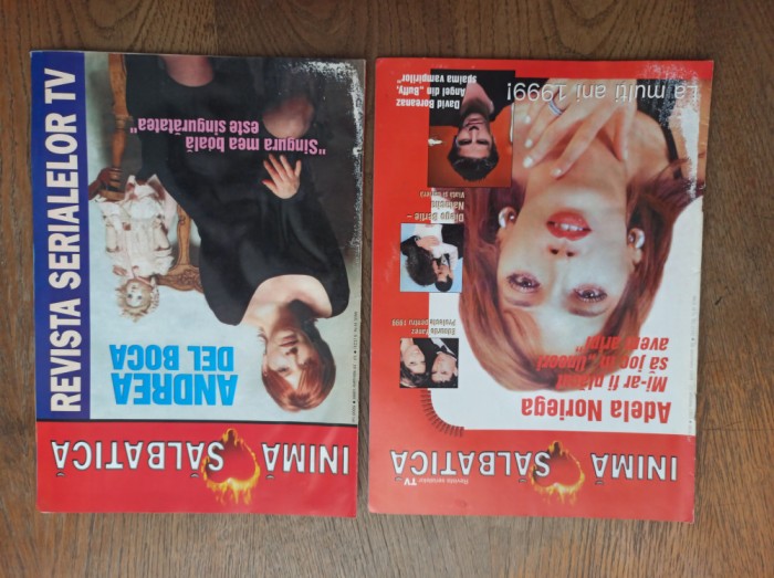 Inima salbatica + 1 NR INGER SALBATIC, Revista serialelor TV, REVISTA ...