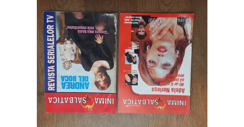 Inima salbatica + 1 NR INGER SALBATIC, Revista serialelor TV, REVISTA ...