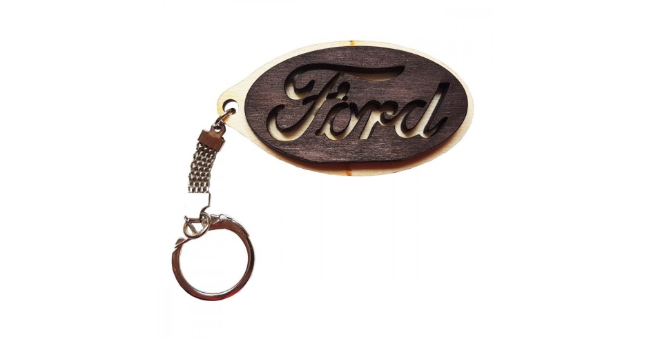 Breloc FORD, lemn | arhiva Okazii.ro