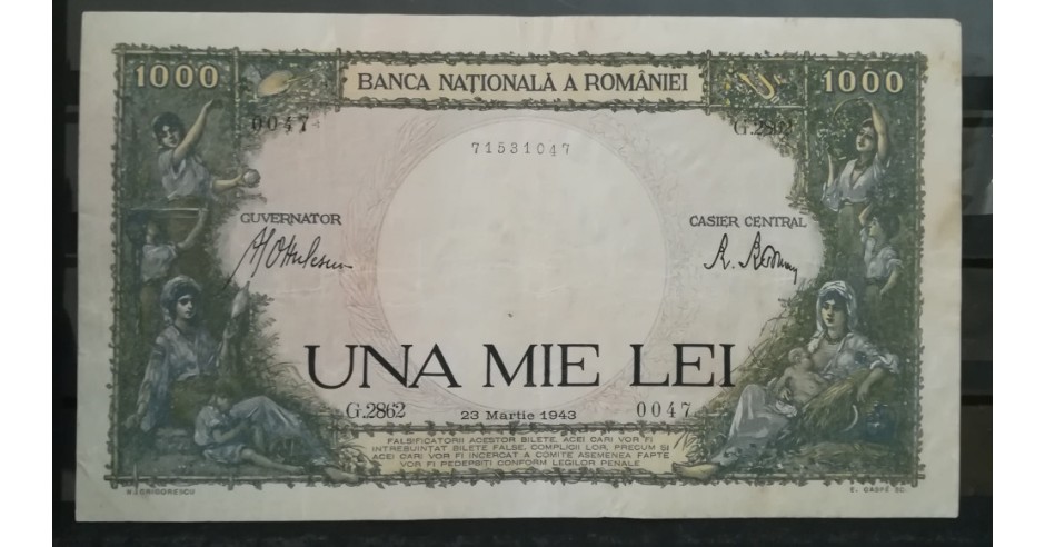 Bancnota Romania, 100 lei 1943, starea din poze | arhiva Okazii.ro