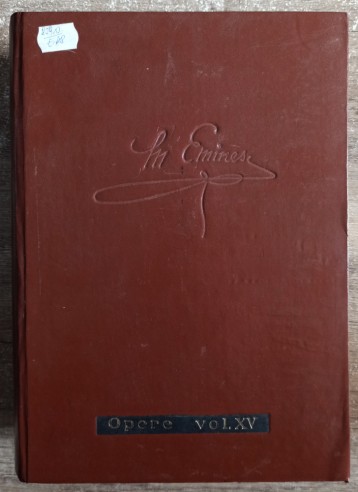 Eminescu vol xv in Carti poezie. Cumpara ieftin, pret bun