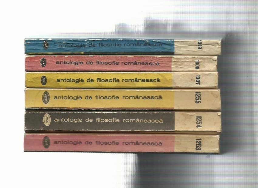 AS - LOT 6 CARTI - ANTOLOGIE DE FILOSOFIE ROMANEASCA | arhiva Okazii.ro