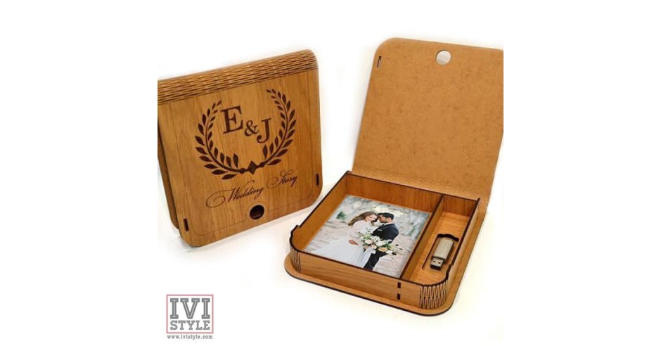 Cutie Personalizata pentru Poze si USB Nunta No 2 | arhiva Okazii.ro