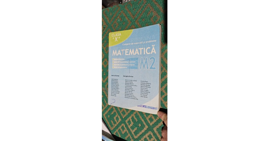 MATEMATICA M2 CLASA A X A CULEGERE DE EXERCITII SI PROBLEME BURTEA ...