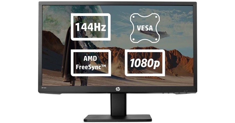 Monitor gaming LED TN HP 22x 6ML40AA, 21.5", Full HD, HDMI, 1ms, 144Hz ...