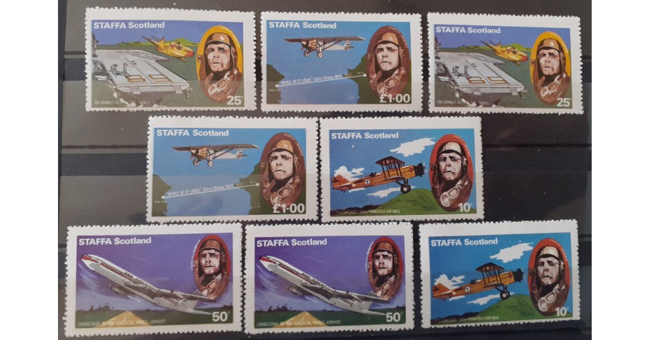 STAFFA AVIATIE, AVIOANE PILOTI 8v. NESTAMPILATA, Nestampilat | Okazii.ro