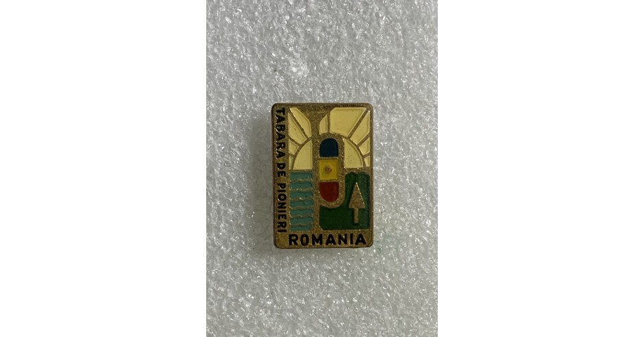 Insigna pionieri-tabăra de pionieri Romania | Okazii.ro