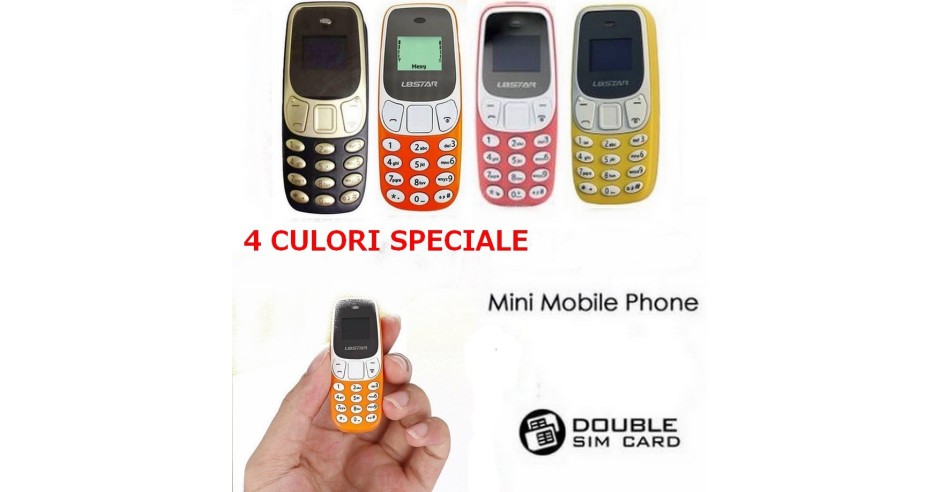 Mini Telefon Dual Sim Bluetooth L8STAR 32MB - Albastru Rosu Gri ...