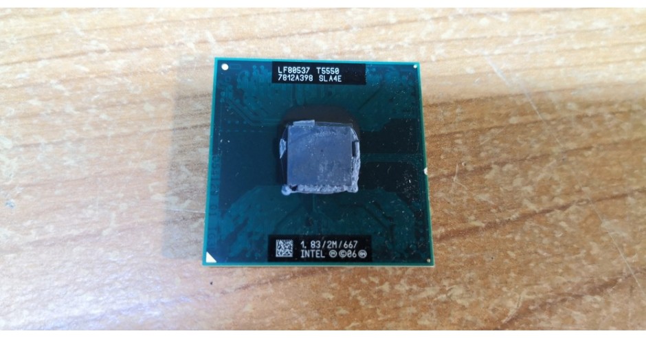 CPU Laptop Intel Core 2 Duo Mobile T5550 1.83ghz Sla4e Socket P PPGA478 ...