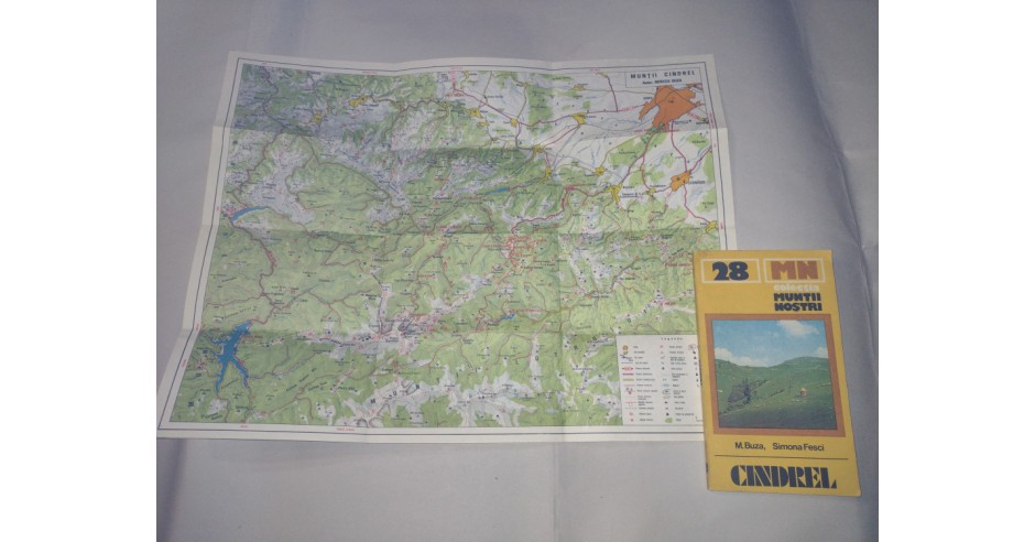 COLECTIA MUNTII NOSTRI NR.28 MUNTII CINDREL cu harta | Okazii.ro