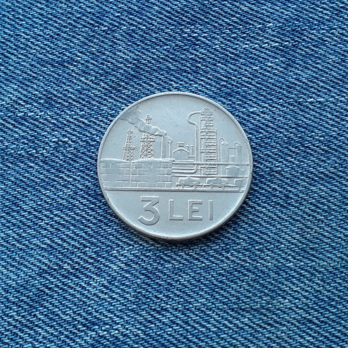 3 lei 1966 Romania RSR / Republica Socialista Romania / Stare buna ...