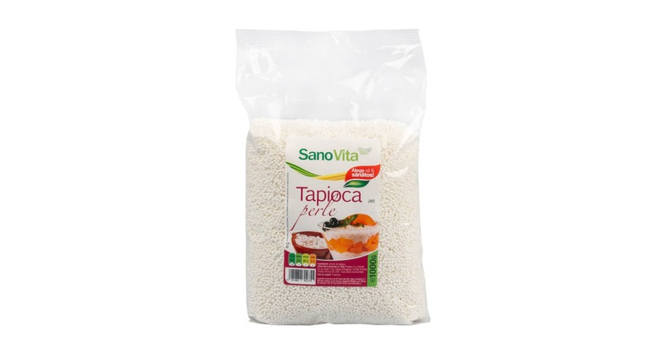 Tapioca Perle Sano Vita, 1Kg, Perle Tapioca pentru Bauturi, Perle ...