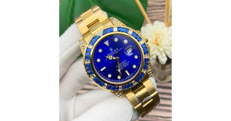 CEAS ROLEX SUBMARINER Gold&Diamonds Blue Edition 2026 -CALITATEA 1- LUX ...