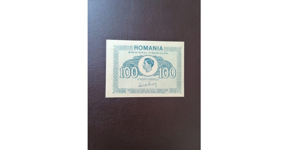 Romania, bancnota 100 Lei 1945, necirculata | arhiva Okazii.ro
