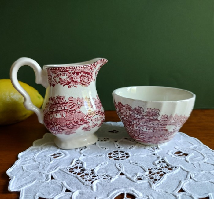 Lot Vintage din Portelan Englezesc, Letiera si Zaharnita- Tonquin by ...