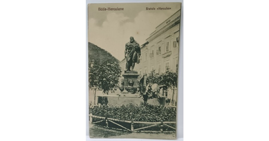 BAILE - HERCULANE , STATUIA ' HERCULES ' , CARTE POSTALA , 1931 | Okazii.ro