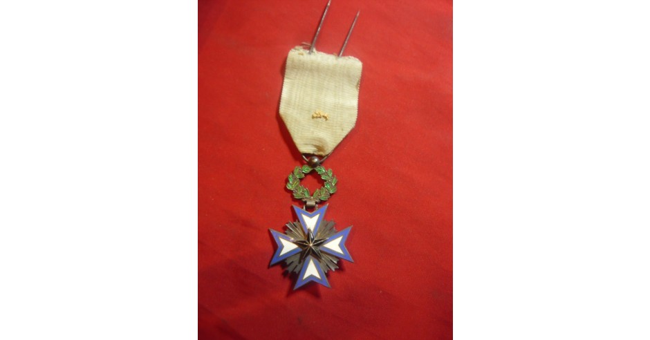 Ordinul Colonial Francez - Steaua Neagra de Benin grad Cavaler , argint ...