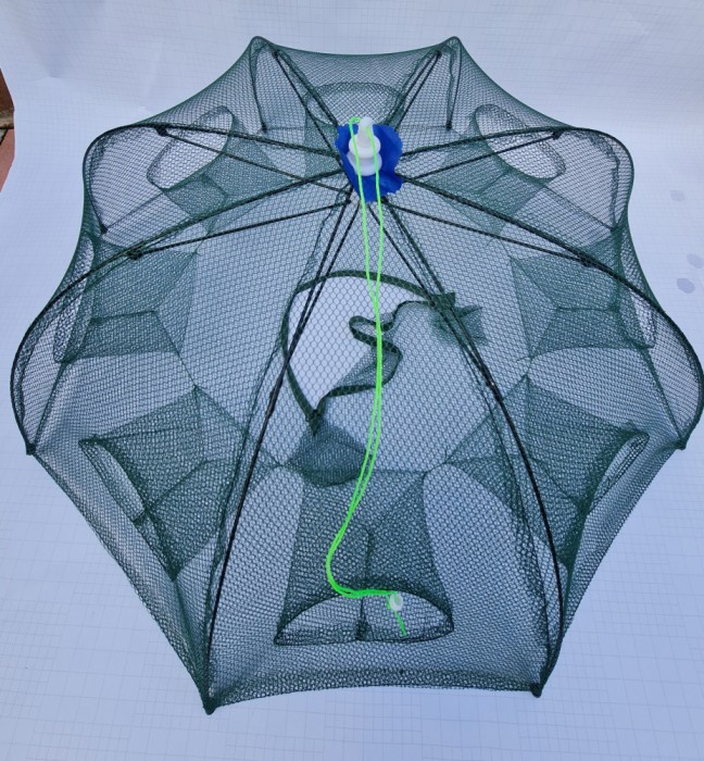 HALAU Crâsnic Varsa tip umbrela pentru raci si pestisori cu 8 intrari ...