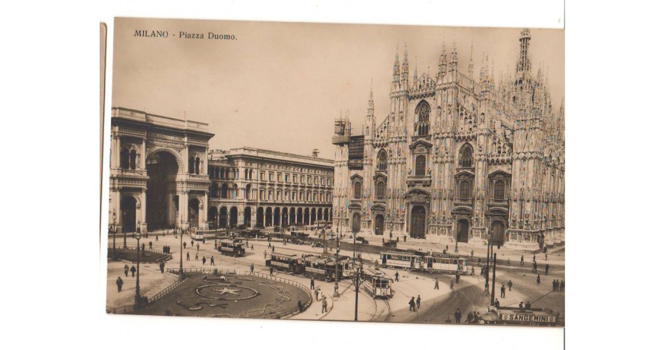CPIB 16771 CARTE POSTALA - MILANO. PIATA DUOMO, FRATELLI MARCO, VECHE ...