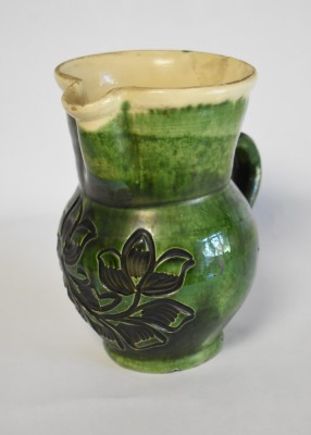 Vas vechi din ceramica smaltuita - Canceu romanesc | Okazii.ro